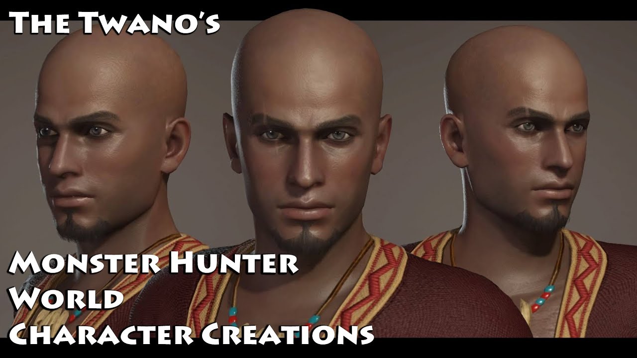 Monster Hunter World - Character Creation (Male) #10 - YouTube