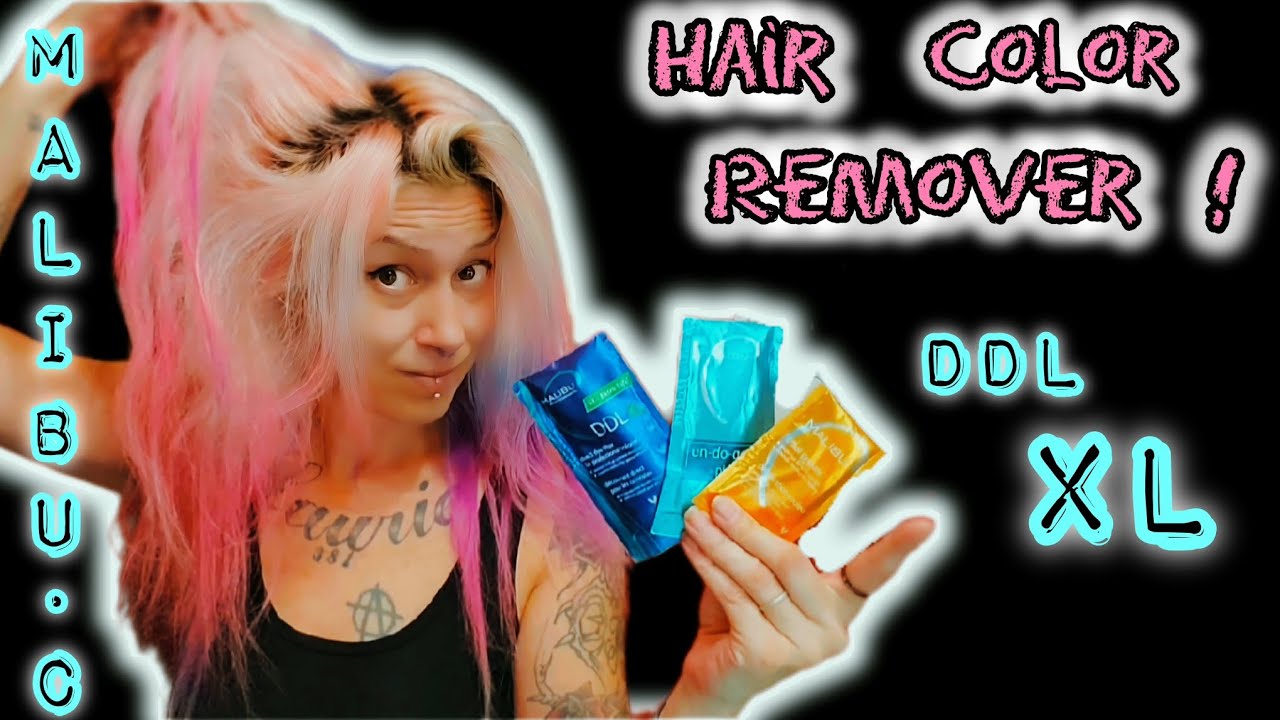 HAIR COLOR REMOVER on PINK HAIR DYE | Removing Pink Hair Dye with ...
