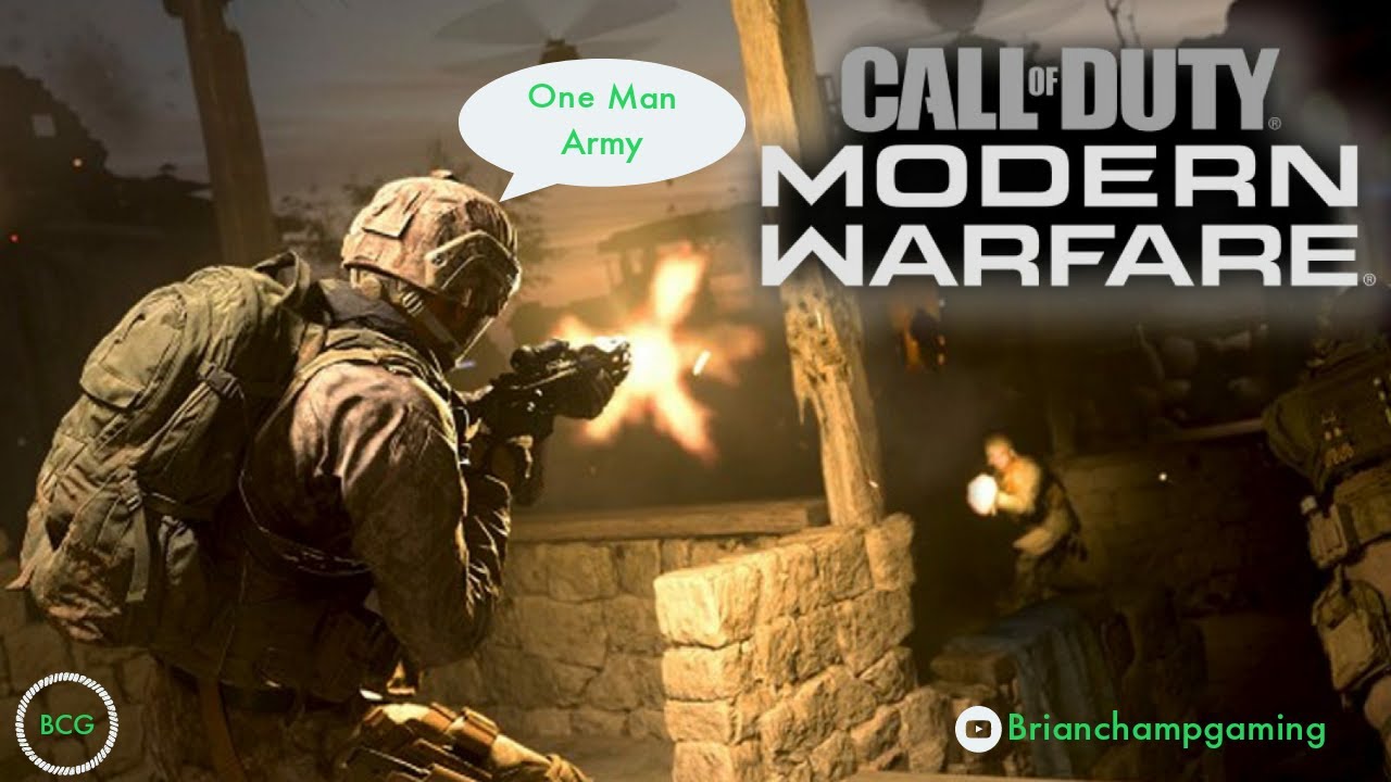 One Man Army-Call of Duty: Modern Warfare - YouTube