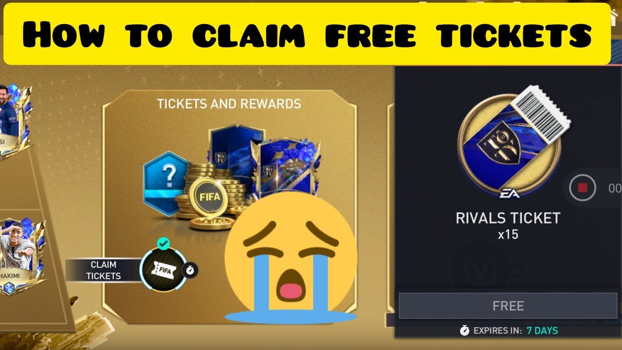 How to claim Free Rivals tickets in fifa mobile 23 - YouTube