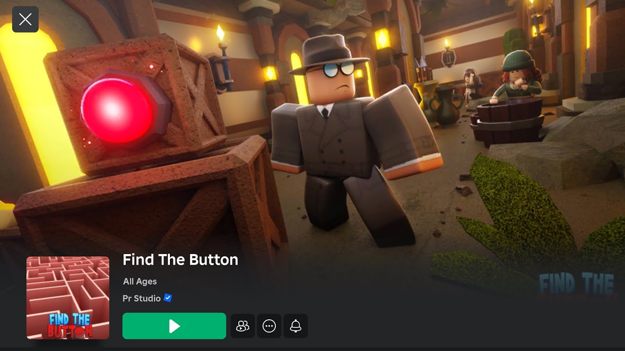 Find the Button 🔴 Yum-Yum Roblox game complete play through! - YouTube