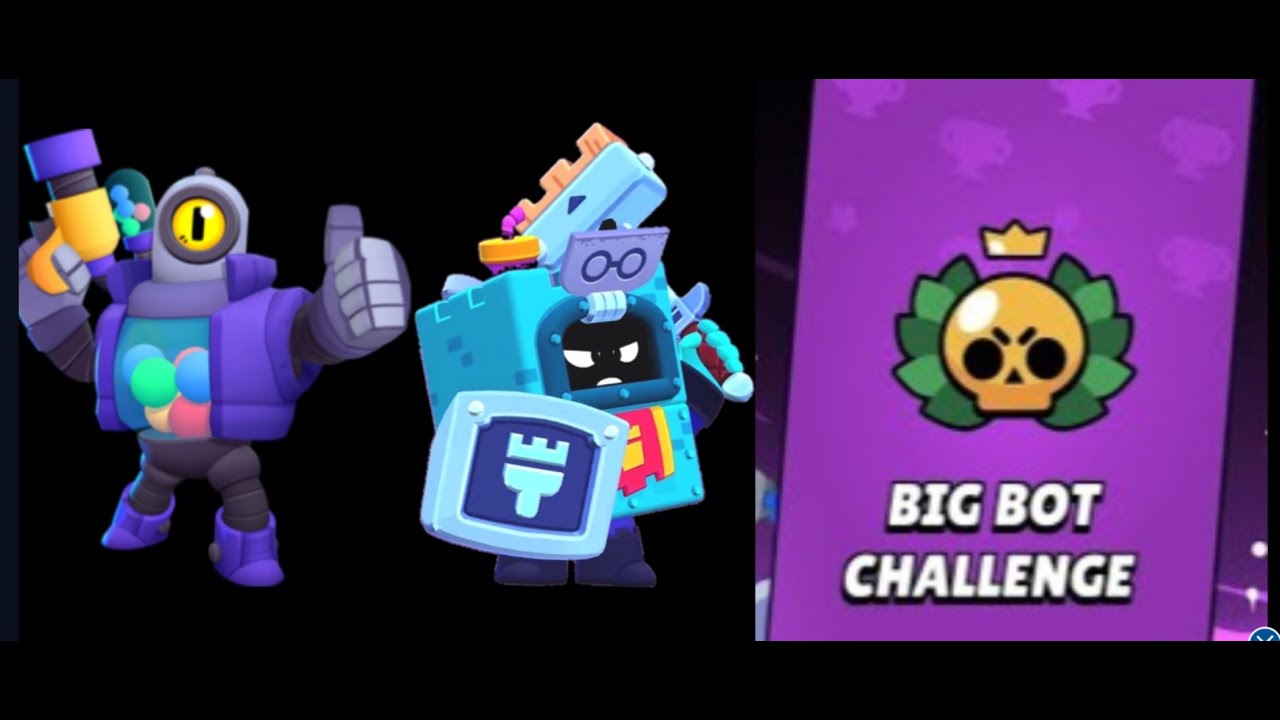 Only Robo Brawlers in Big Bot Challenge | Brawl Stars - YouTube