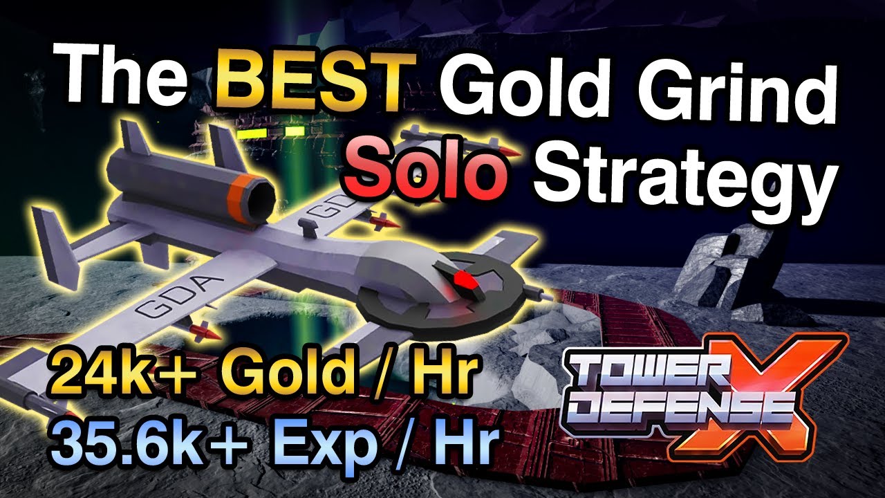 The BEST Way to Solo Grind for Gold in Tower Defense X - YouTube