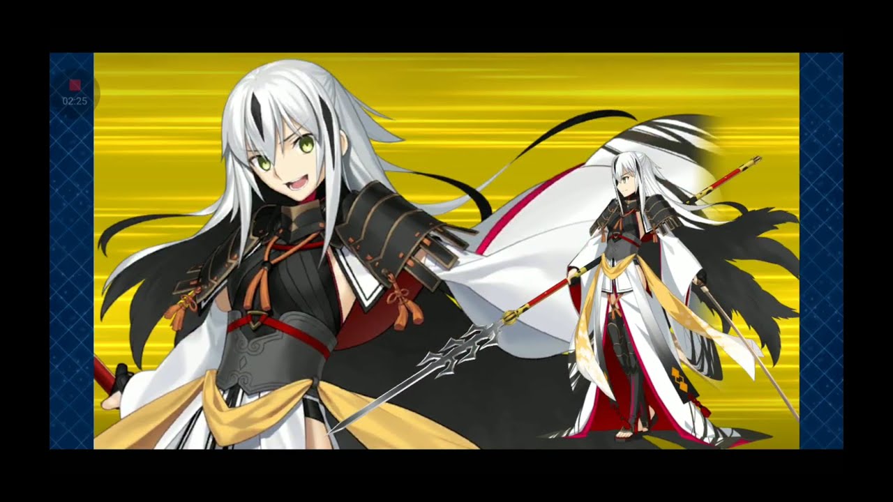 Fate/Grand Order : Nagao Kagetora (Uesugi Kenshin) Battle and NP ...