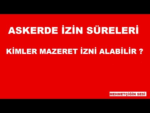 Askerin izni Kaç Gün  | Askerde İzin