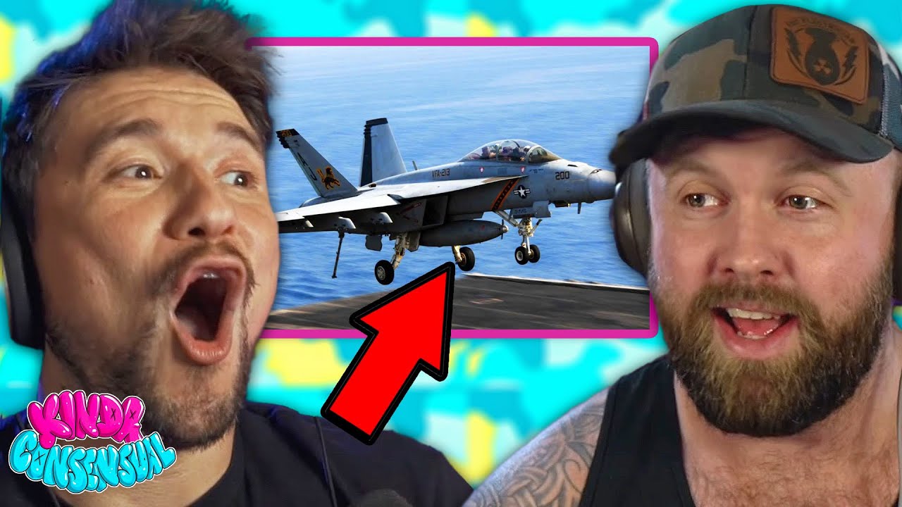 How The Navy Lost An F-18 Fighter Jet ft. The Fat Electrician | Kinda ...