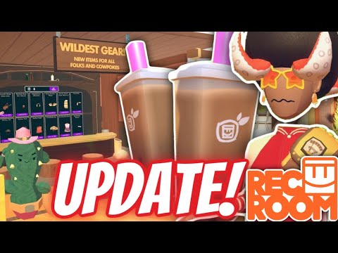 Rec Rooms NEW WILD WEST SHOP & BUBBLE TEA! (NEW CONSUMABLE) - YouTube