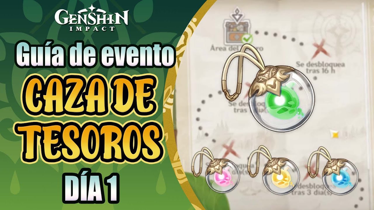Caza de tesoros (Sumeru) - Día 1 - Guía/Gameplay // GENSHI IMPACT EN ...
