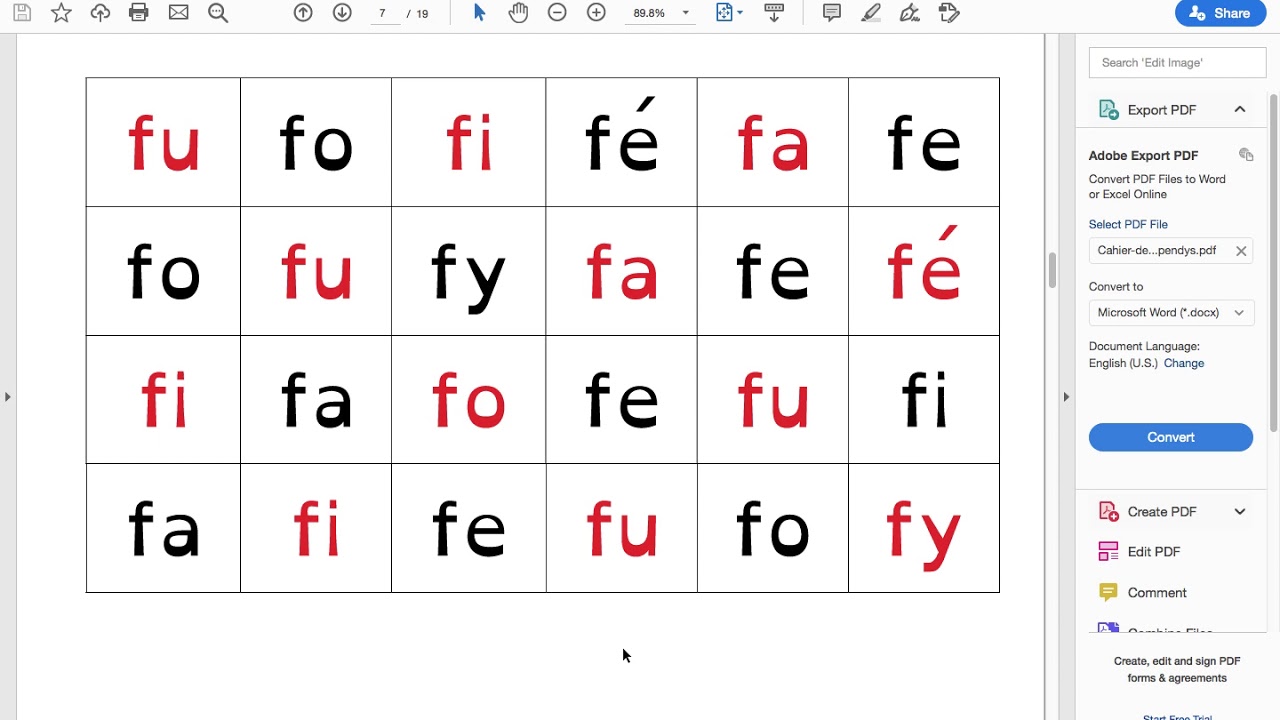 #20 DYAD reading letters F and R - YouTube