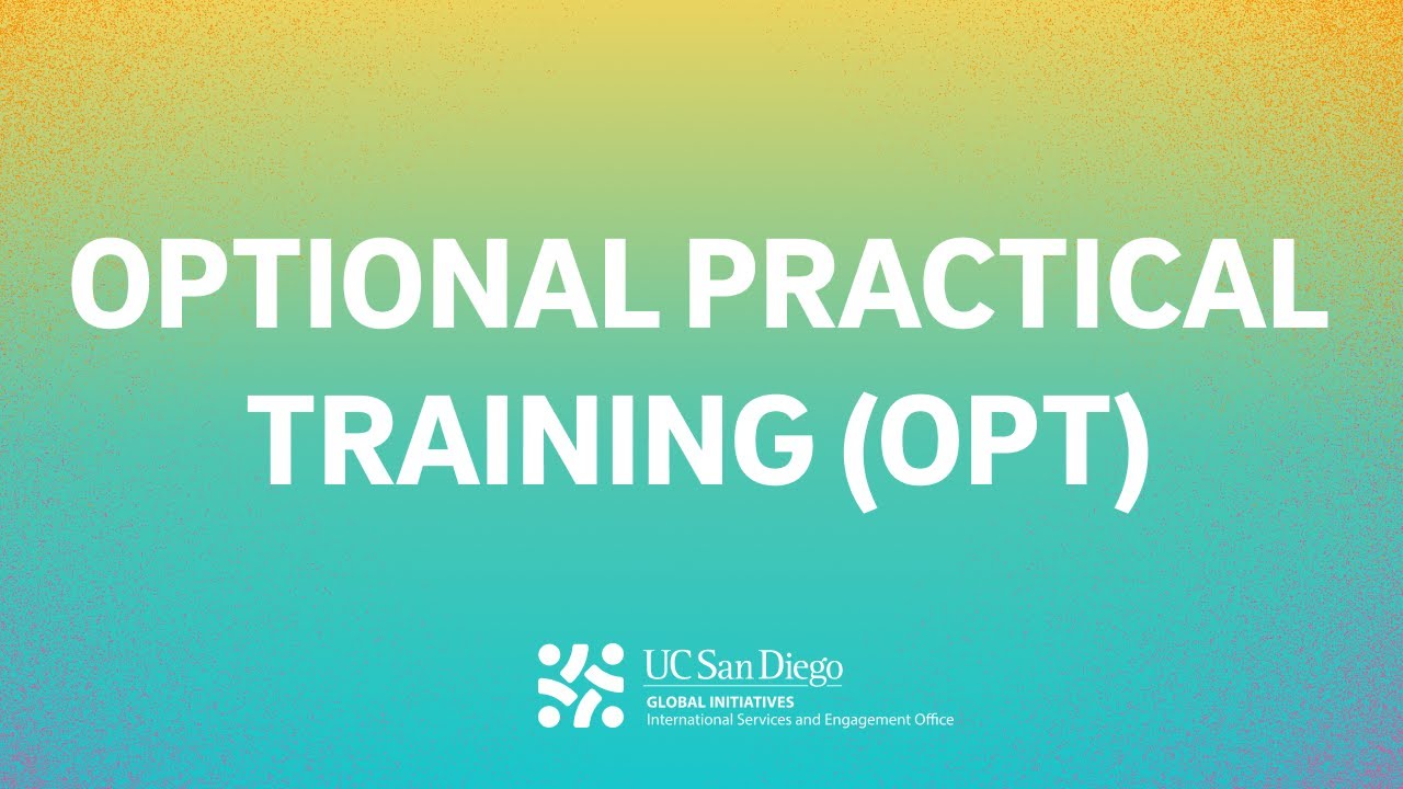 iTriton: Optional Practical Training (OPT) - YouTube