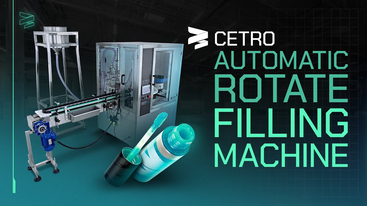 Cetro Automatic Rotate Filling Machine CARFM CP - YouTube