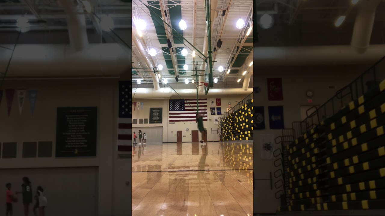 touching backboard at 5’4! - YouTube