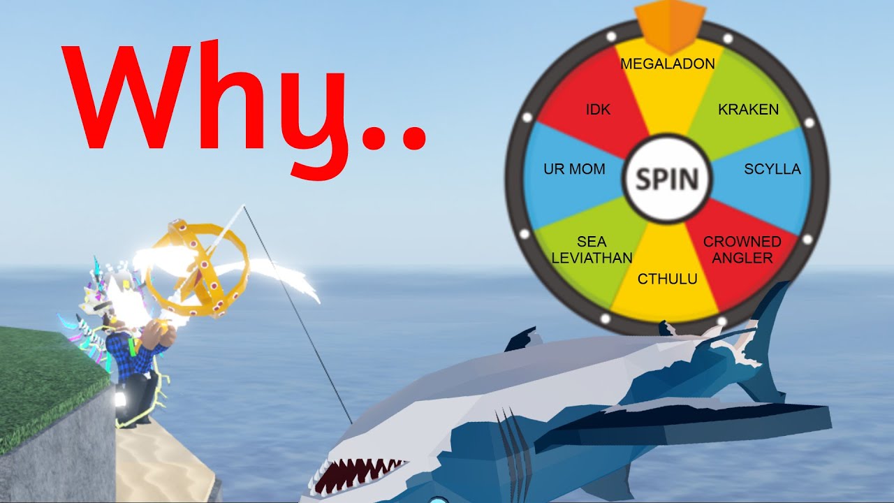FISCH BUT THE WHEEL CHOOSES WHAT I CATCH... #roblox #fisch - YouTube