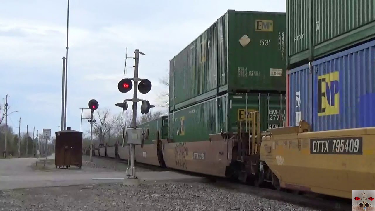 Intermodal on the Southern Tier Line - YouTube