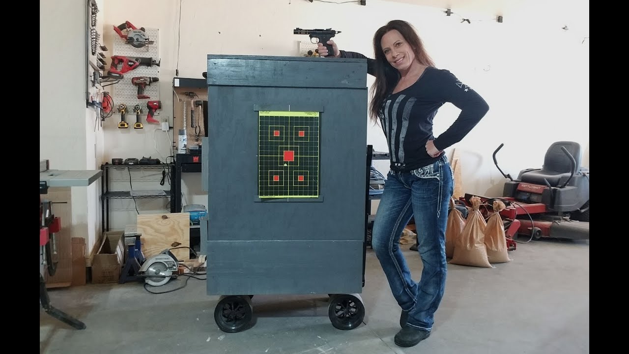 My Custom Made Bullet Trap Box For My Ruger .22LR Pistol - YouTube