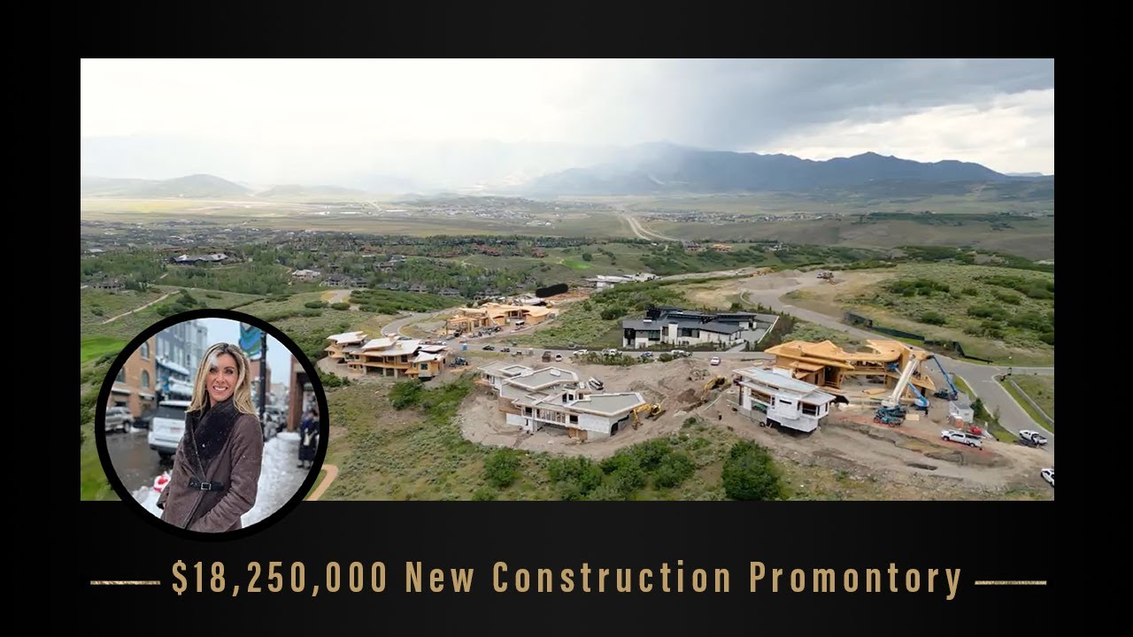 Tour $18,250,000 Unique New Construction in Pinnacle, Promontory, Park City, Utah - YouTube
