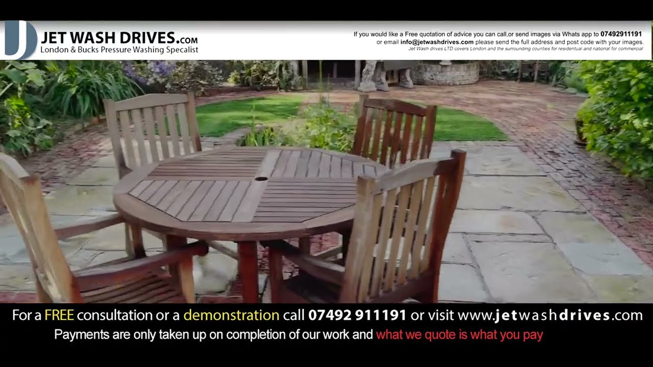 Jet Wash Drives - Patio Clean Chiswick. Drab and dreary, too bright and ...