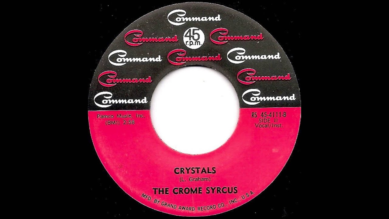 The Crome Syrcus - Crystals (1968) - YouTube