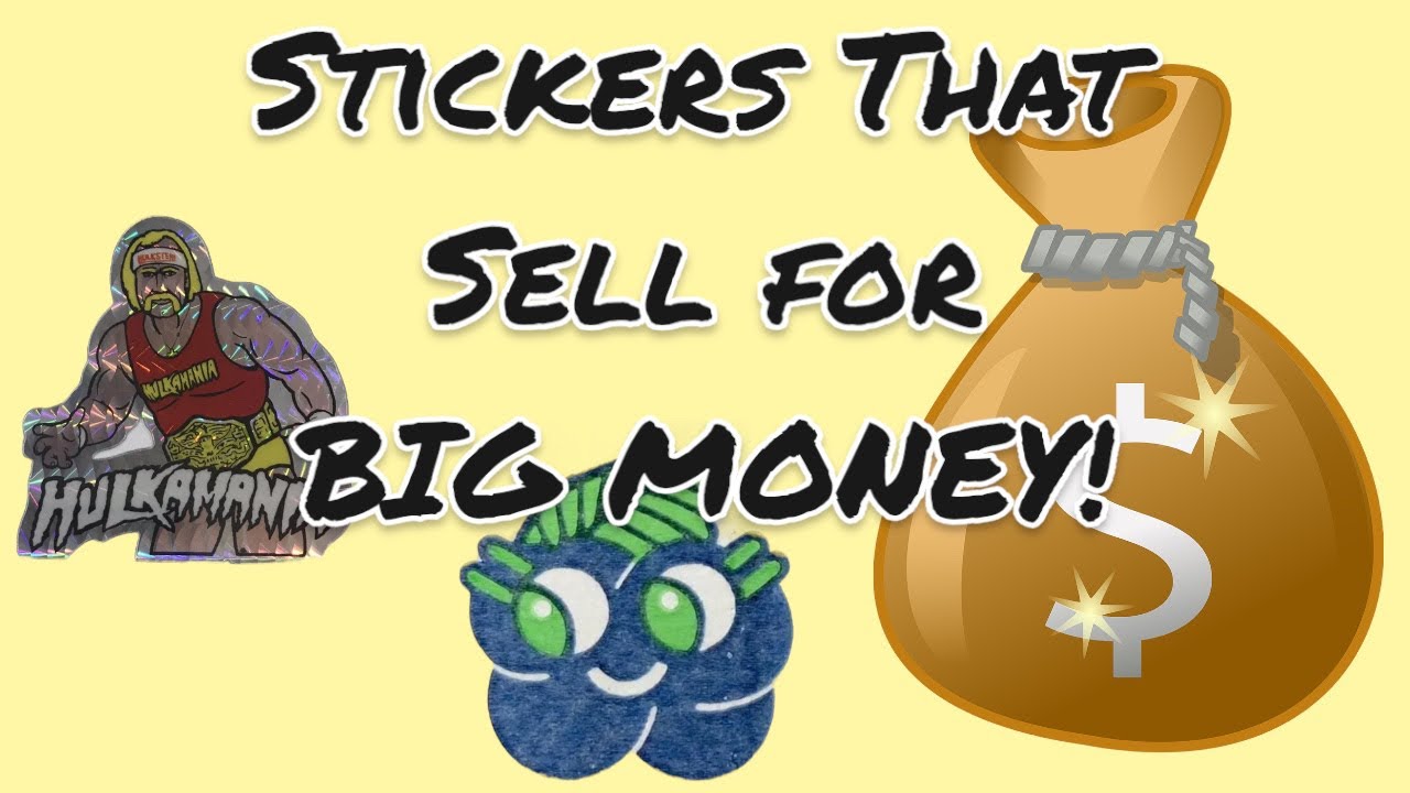 STICKER SHOCK! These Stickers Sell for Big Money! Research Video - YouTube