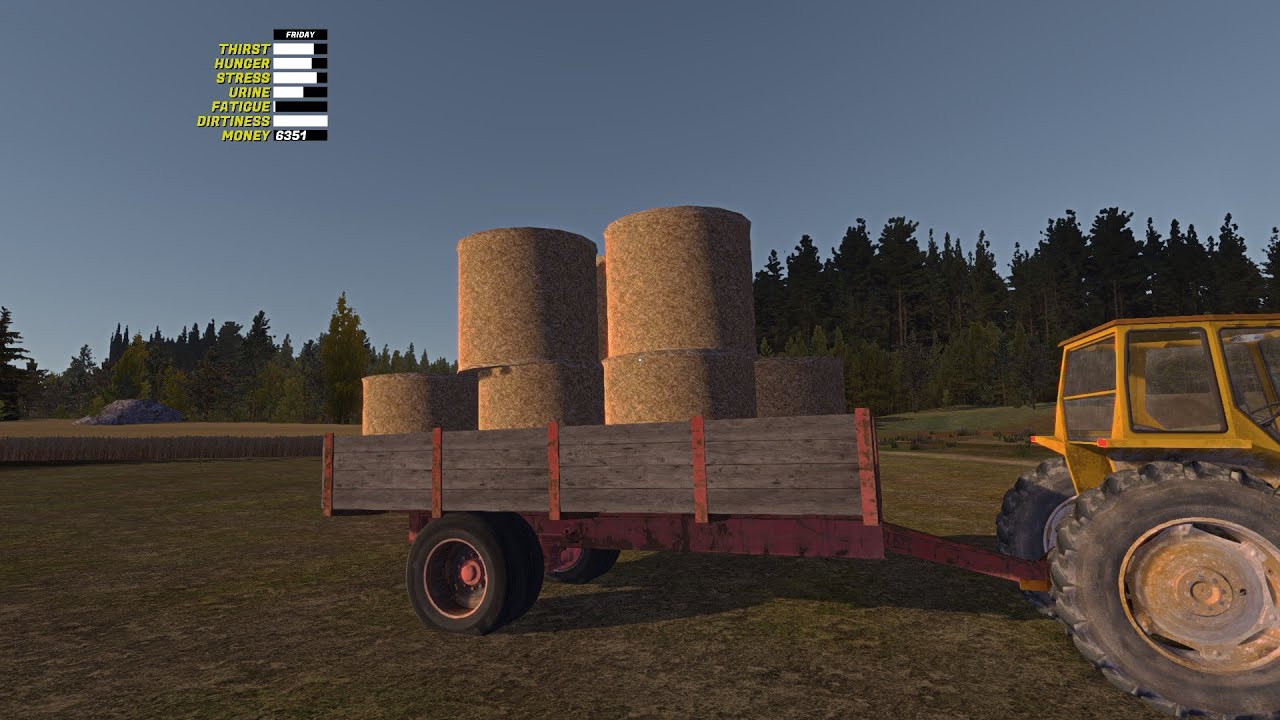 Hauling bales in My Summer Car - YouTube