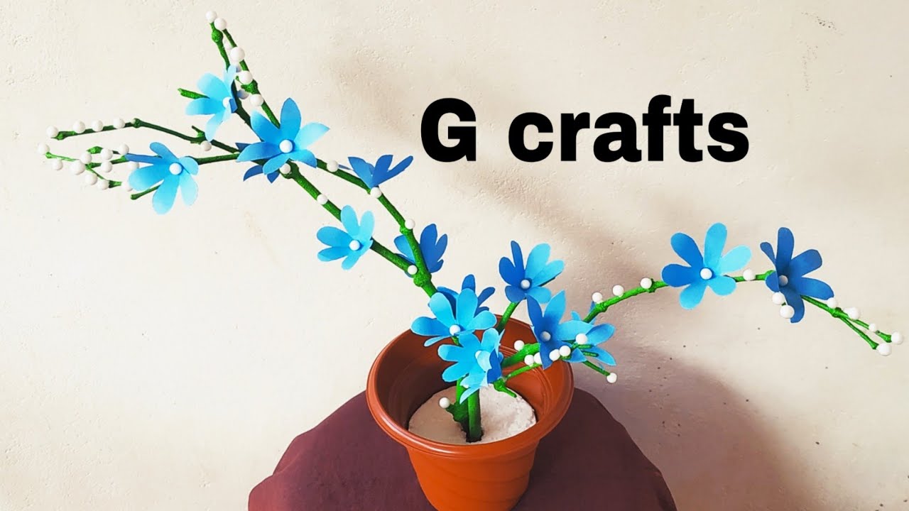Waste dry plant use//Best out of waste craft//Easy DIY branch craft ...