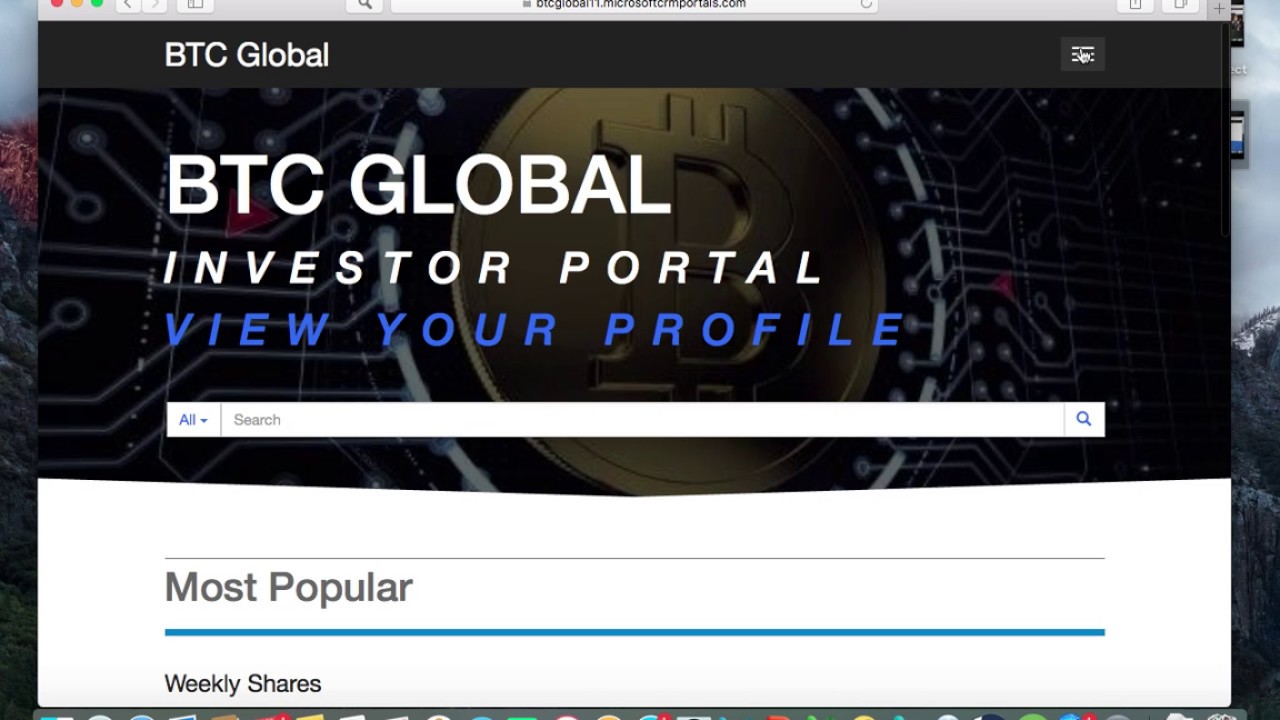 Bitcoin BTC Global Make 14% Passive Income - YouTube