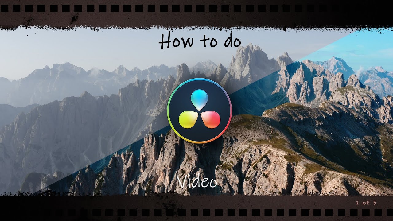 How to do - Video Ep.1 - YouTube