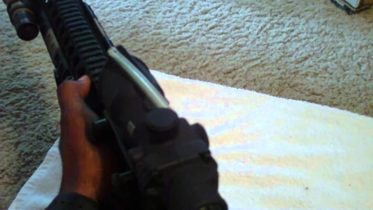 Trijicon ACOG 4x32 with Green Chevron - YouTube