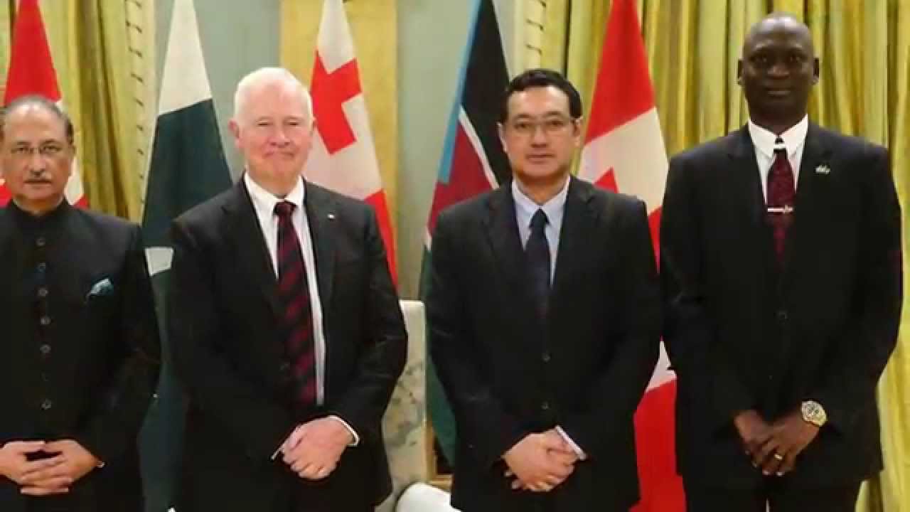 Amb. Garang Diing Akuong's 1st Official visit to Canada - YouTube