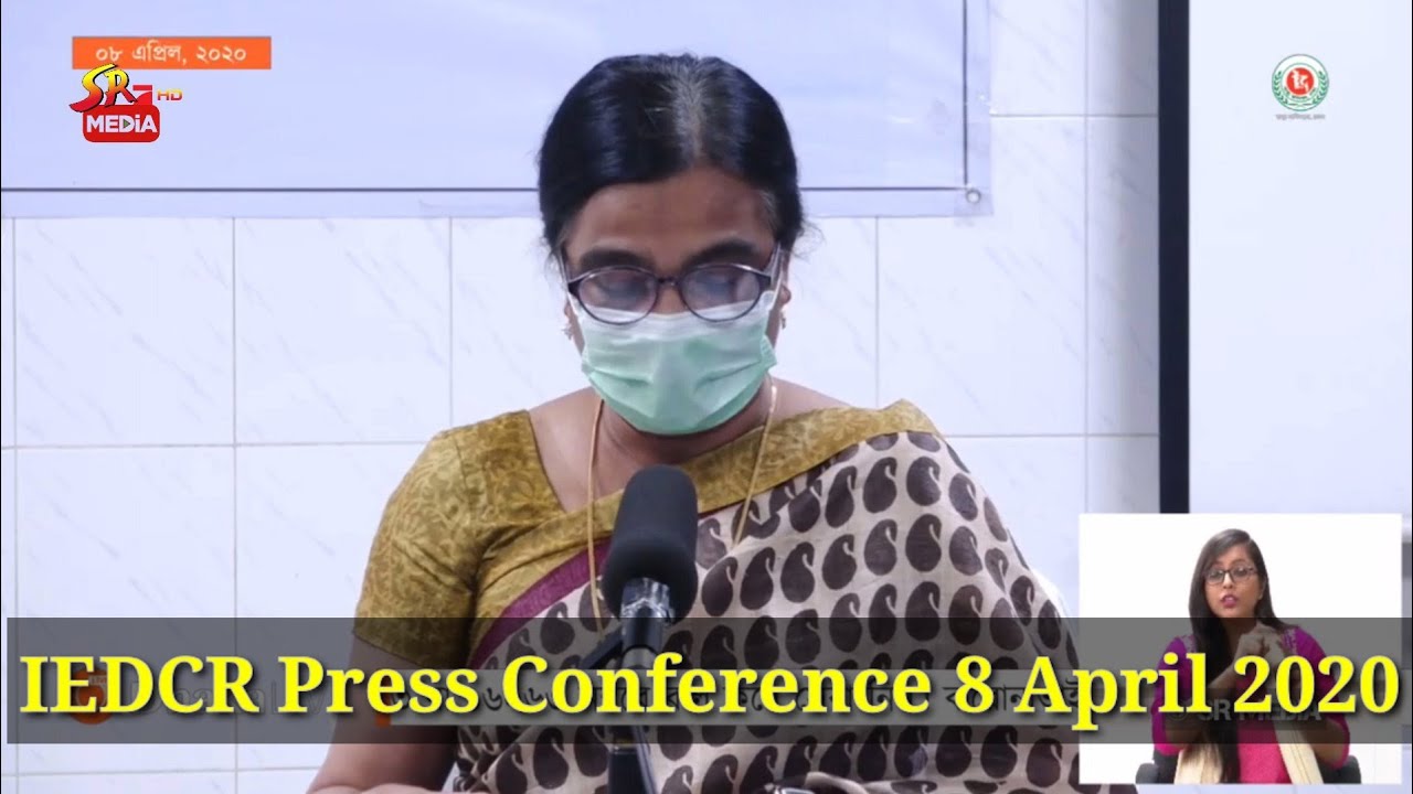 IEDCR Press Conference 8 April 2020 - YouTube