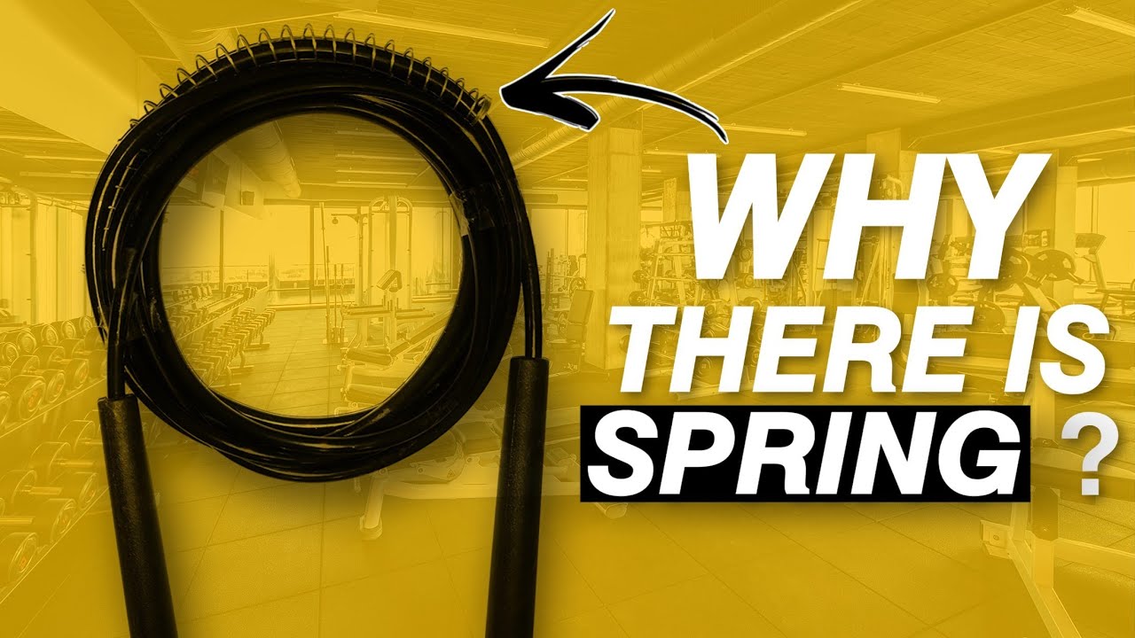 Why there is a spring in the skipping rope ?! | Jumprope's spring pros ...