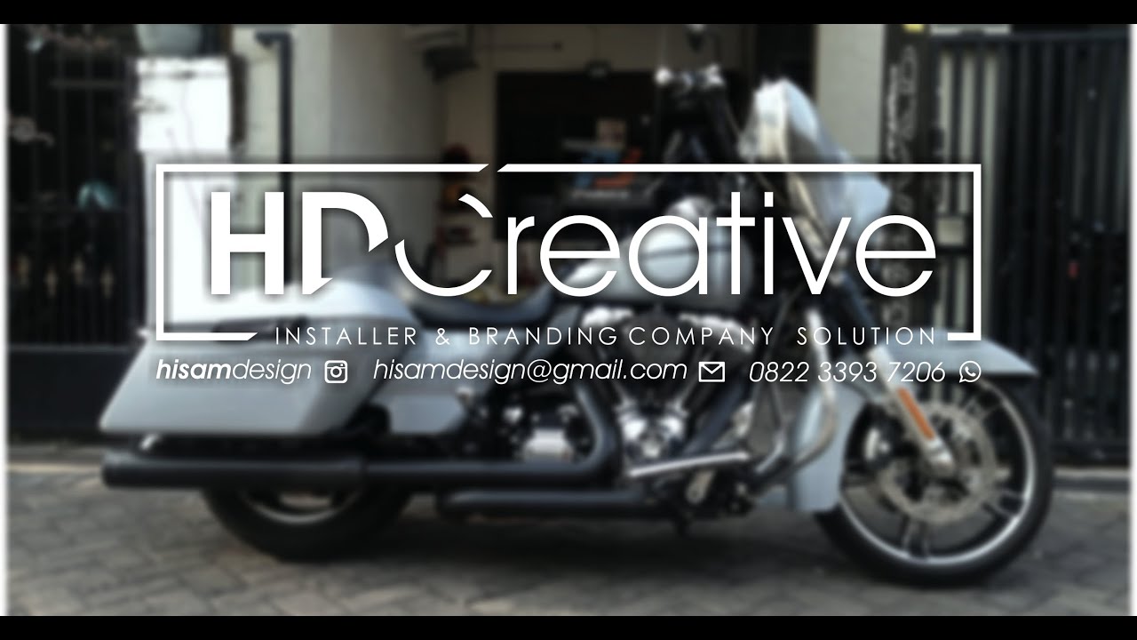 Wrapping Harley-Davidson - YouTube