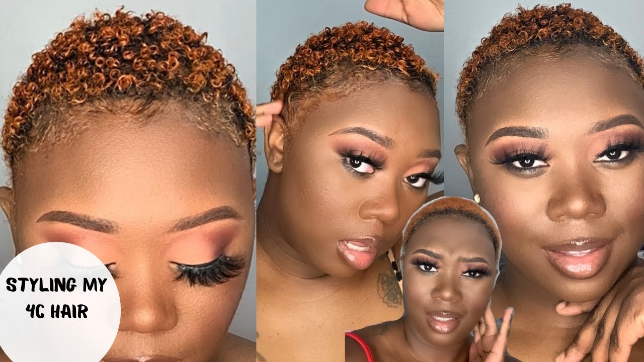 Styling My 4 Type TWA|| Natural Hair Tutorial|| Kreatively Kabrina ...