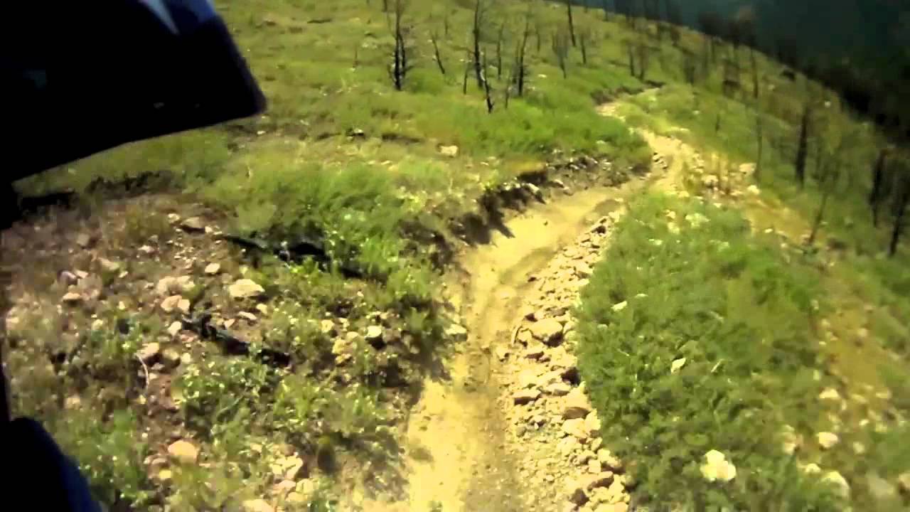 Left hand Canyon, yz 250 Boulder CO, single track trail riding - YouTube