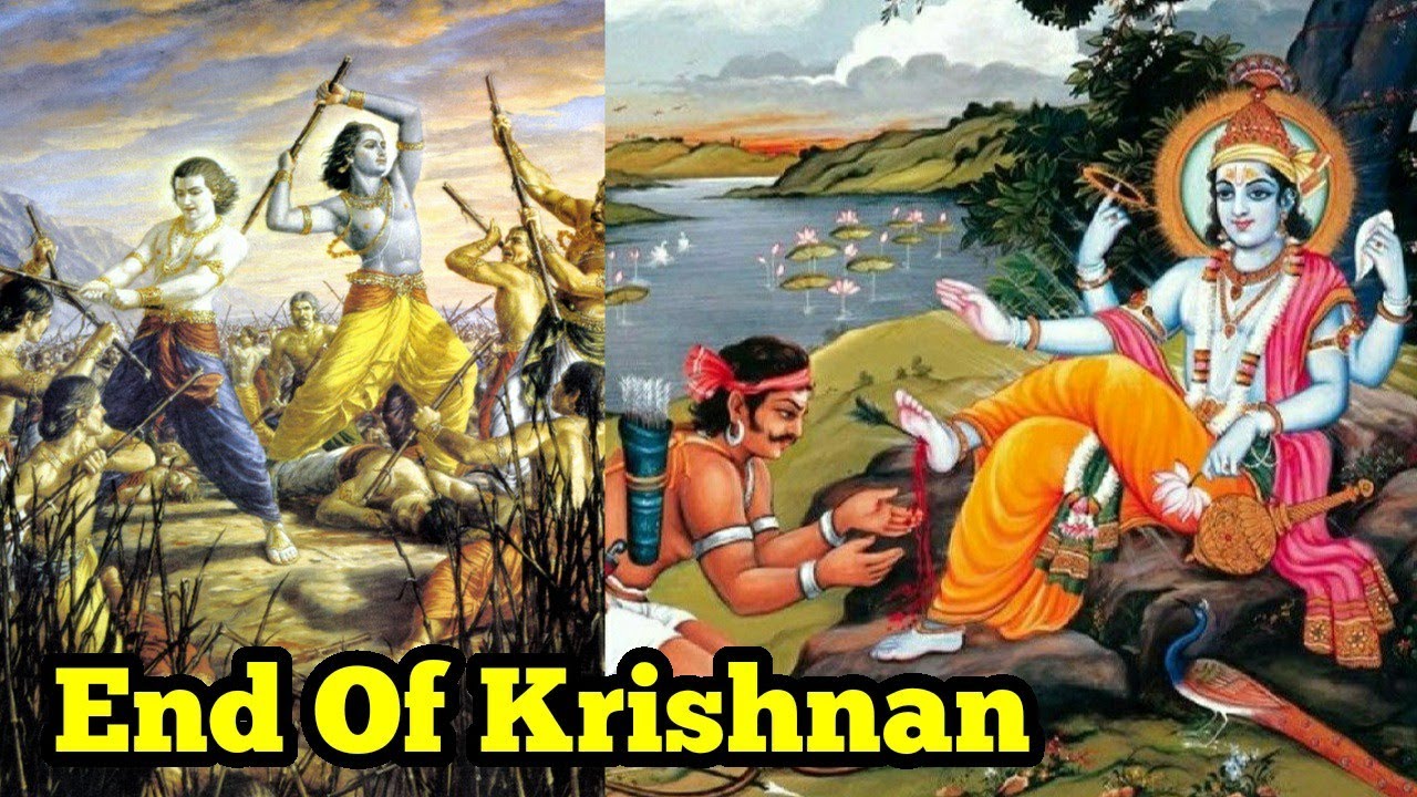 End of Krishna , கிருஷ்ணரின் முடிவு , How did lord Krishna die? - YouTube
