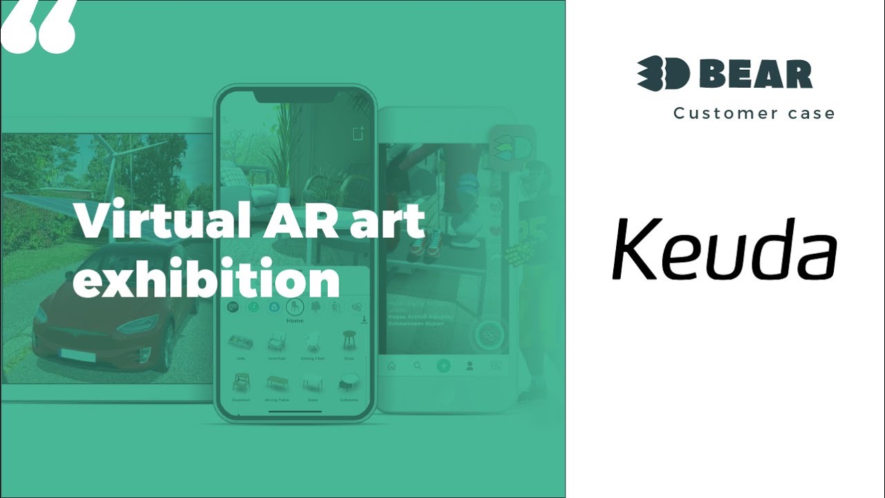 3DBear & Keuda/Tartu - Virtual AR art exhibition - YouTube