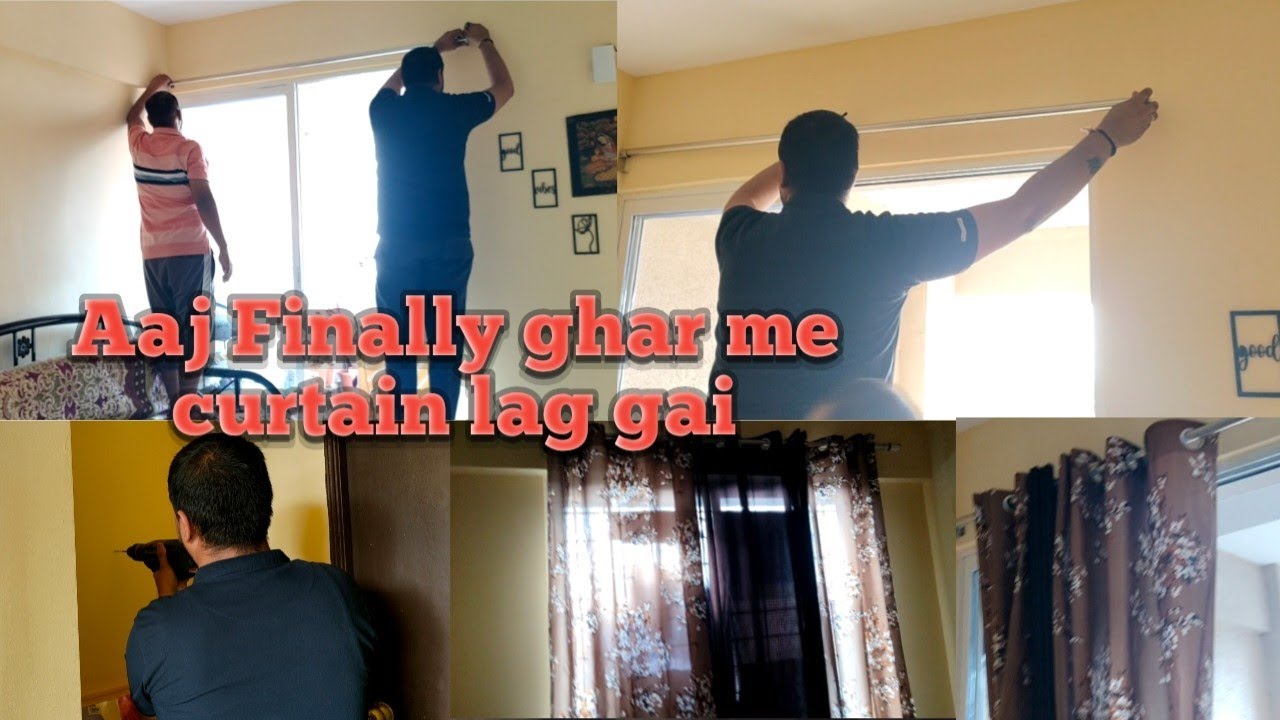 Finally Aaj Ghar me Curtain Lag gai | Daily Vlog 2025 | Srity's World - YouTube