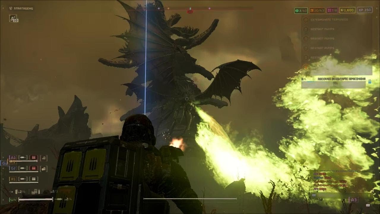 Crazy Helldivers 2 Gameplay | No Commentary | Super Helldive - YouTube