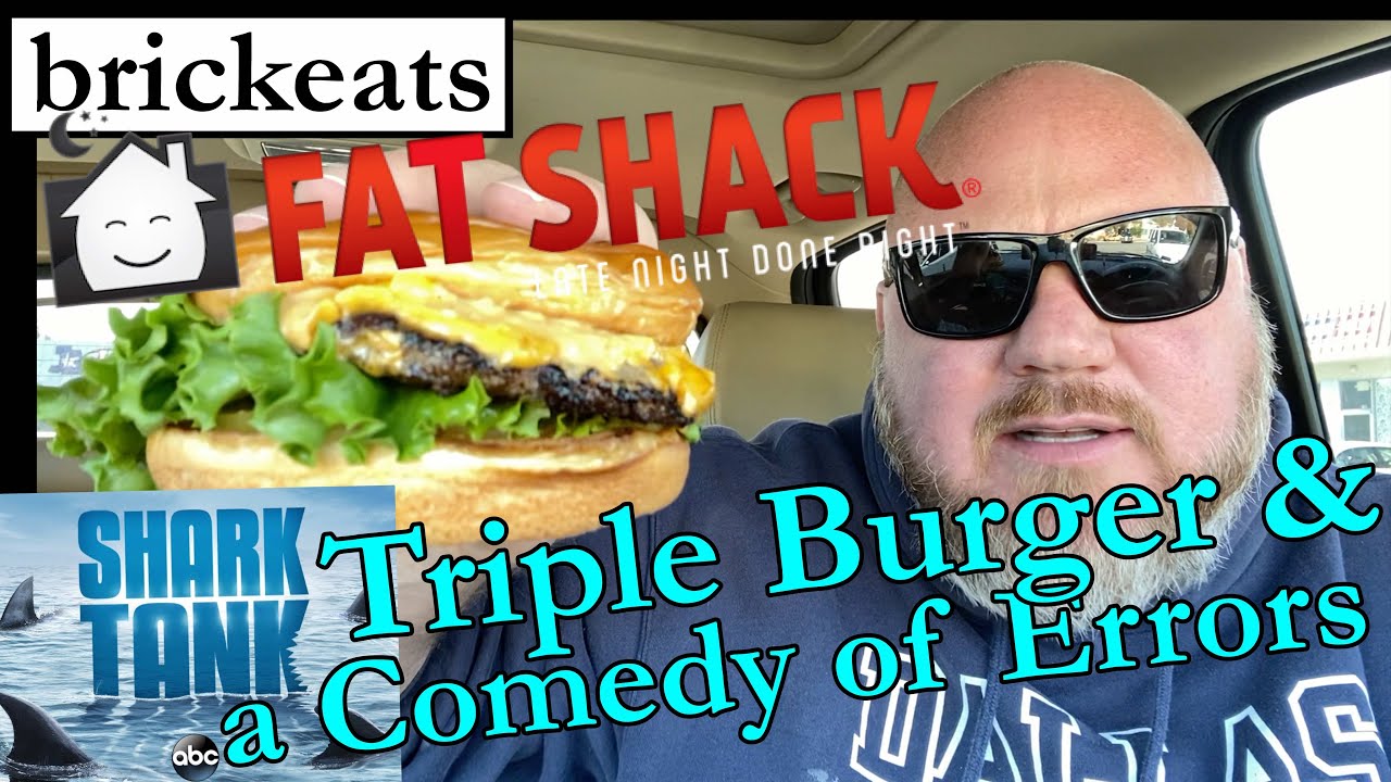 Brickeats Fat Shack Triple Burger- Shark Tank - YouTube