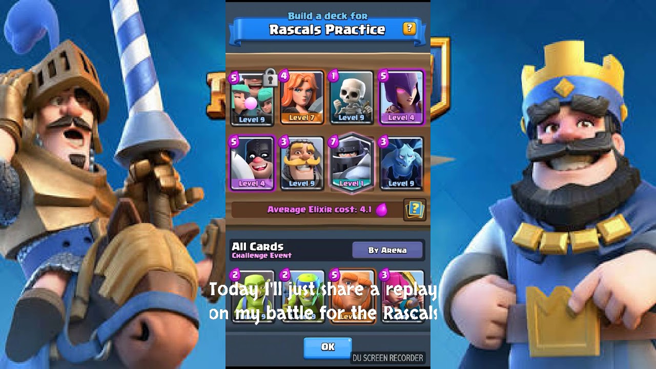 Clash Royale - Practicing with the Rascals - YouTube