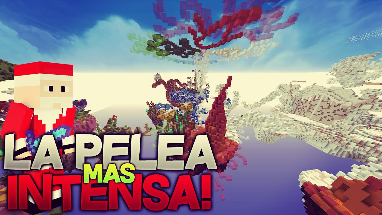LA PELEA MAS INTENSA!! - Sky Wars Teams Minecraft - YouTube