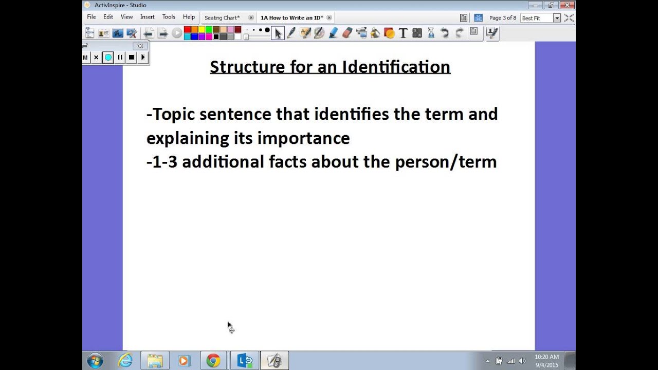 1A Writing a Historical ID - YouTube