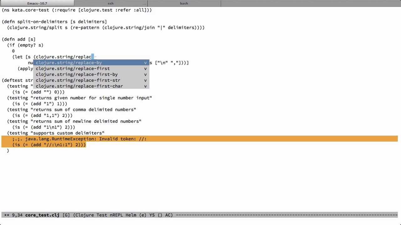 String Calculator Kata In Clojure Emacs YouTube String Calculator Kata In Clojure Emacs YouTube