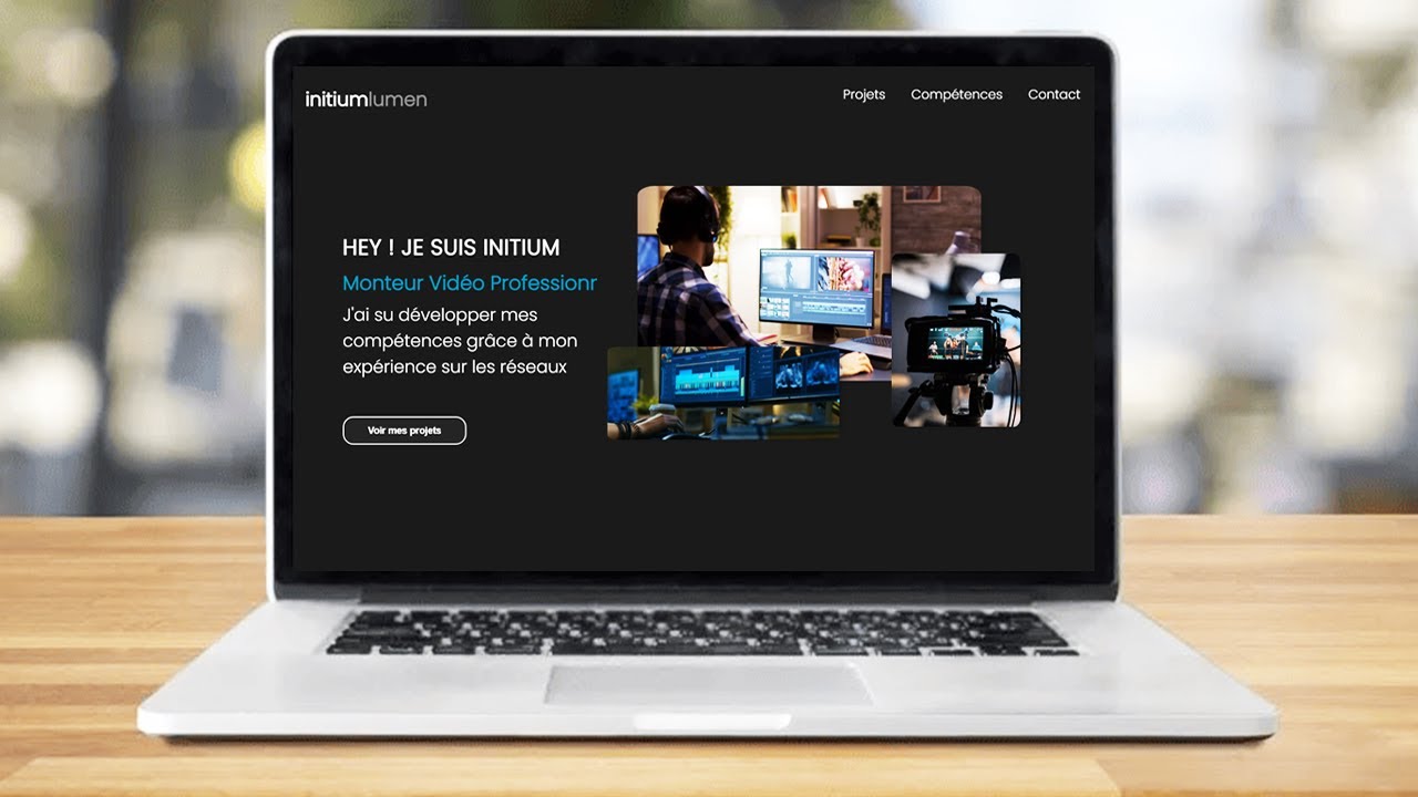 J'ai Créé Un PORTFOLIO Pour LES MONTEURS VIDÉOS (Site web) - YouTube