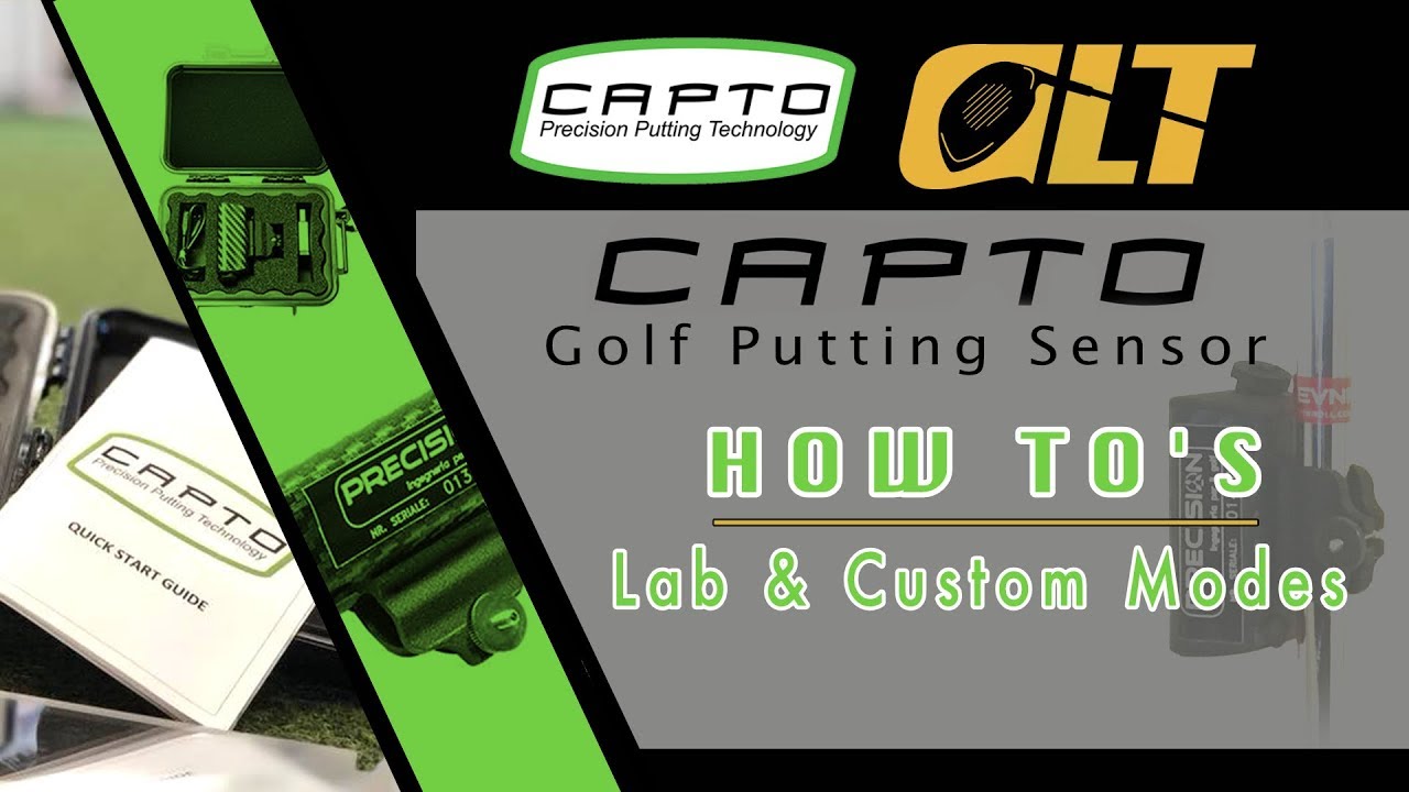 Capto Putting Sensor | Lab & Custom Modes - YouTube