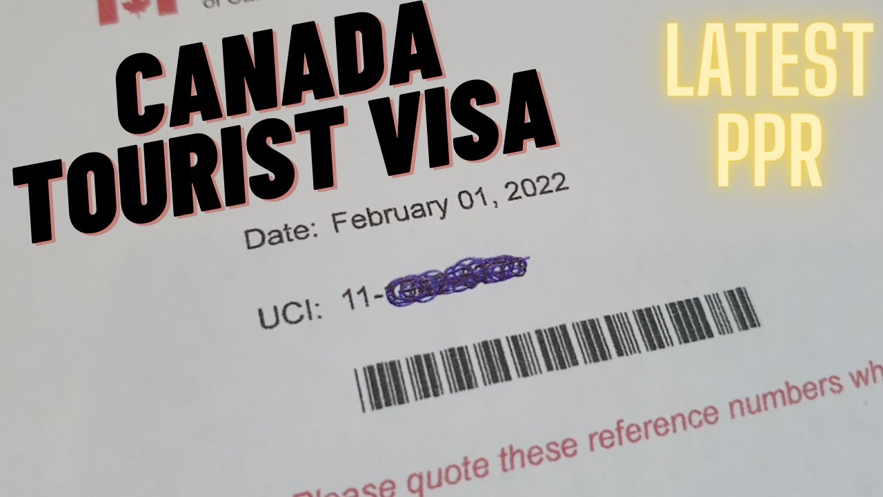 canada tourist visa PPR again - YouTube