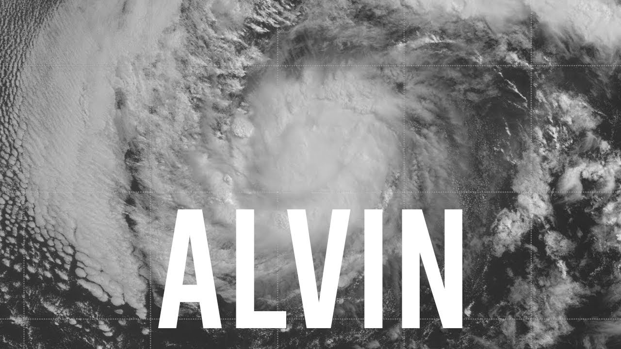 Tropical Storm Alvin - YouTube