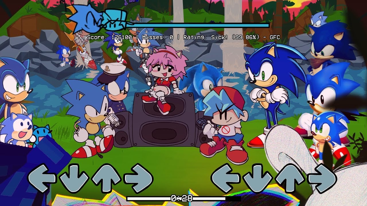 FNF - Funkin' Genesis - From Genesis (by Zero) - [FC/4k] - YouTube