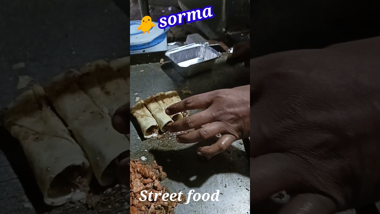 street food chicken sorma best food - YouTube