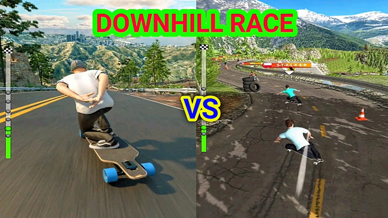Downhill race league || New racing game 🎮 || best Gameplay video - YouTube